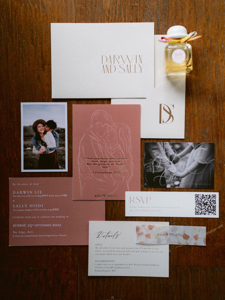Darwin & Sally – Calligraphy by Versary
